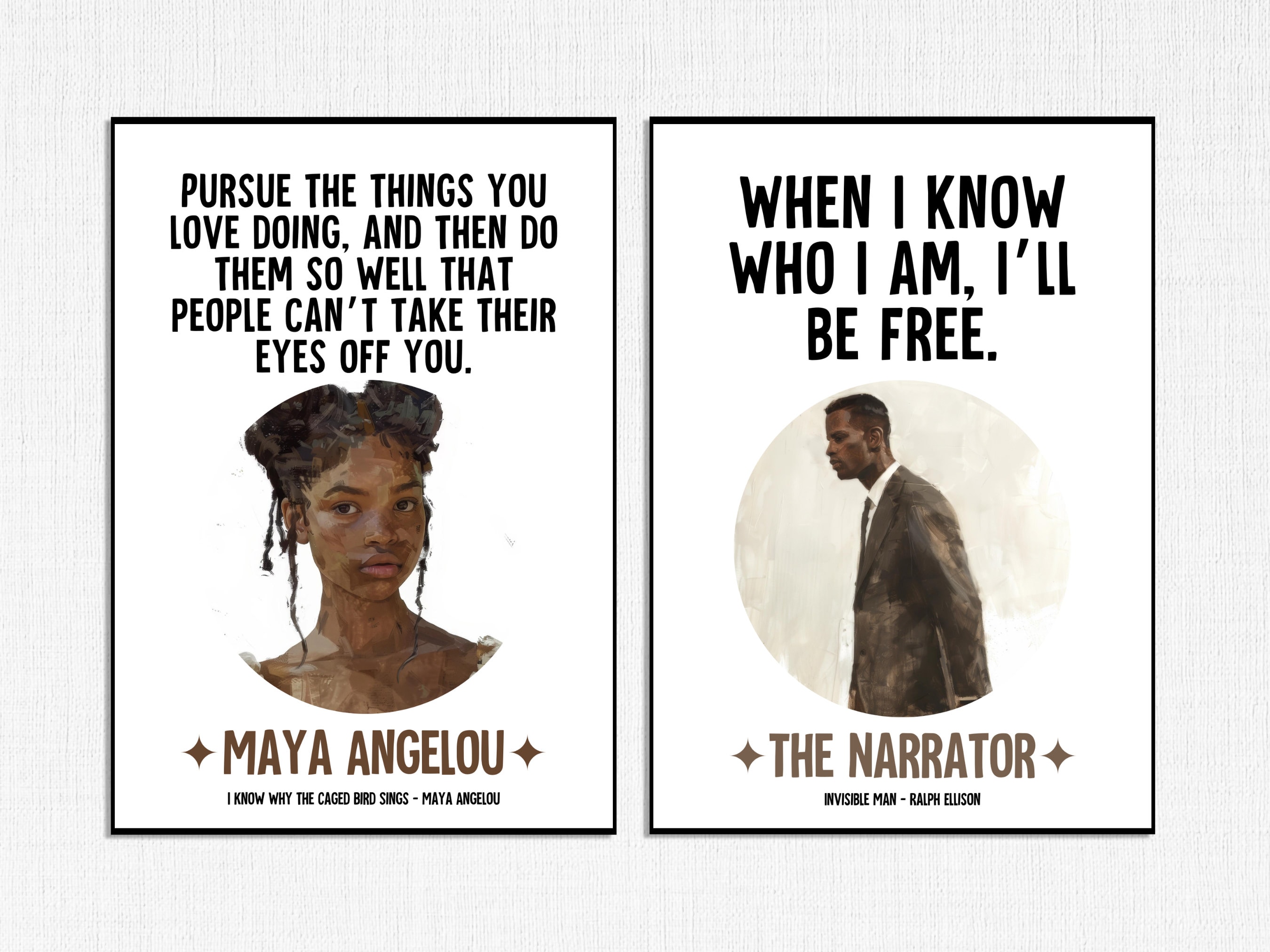 Literary Character Quote Posters: Middle School English Classroom Decor ...