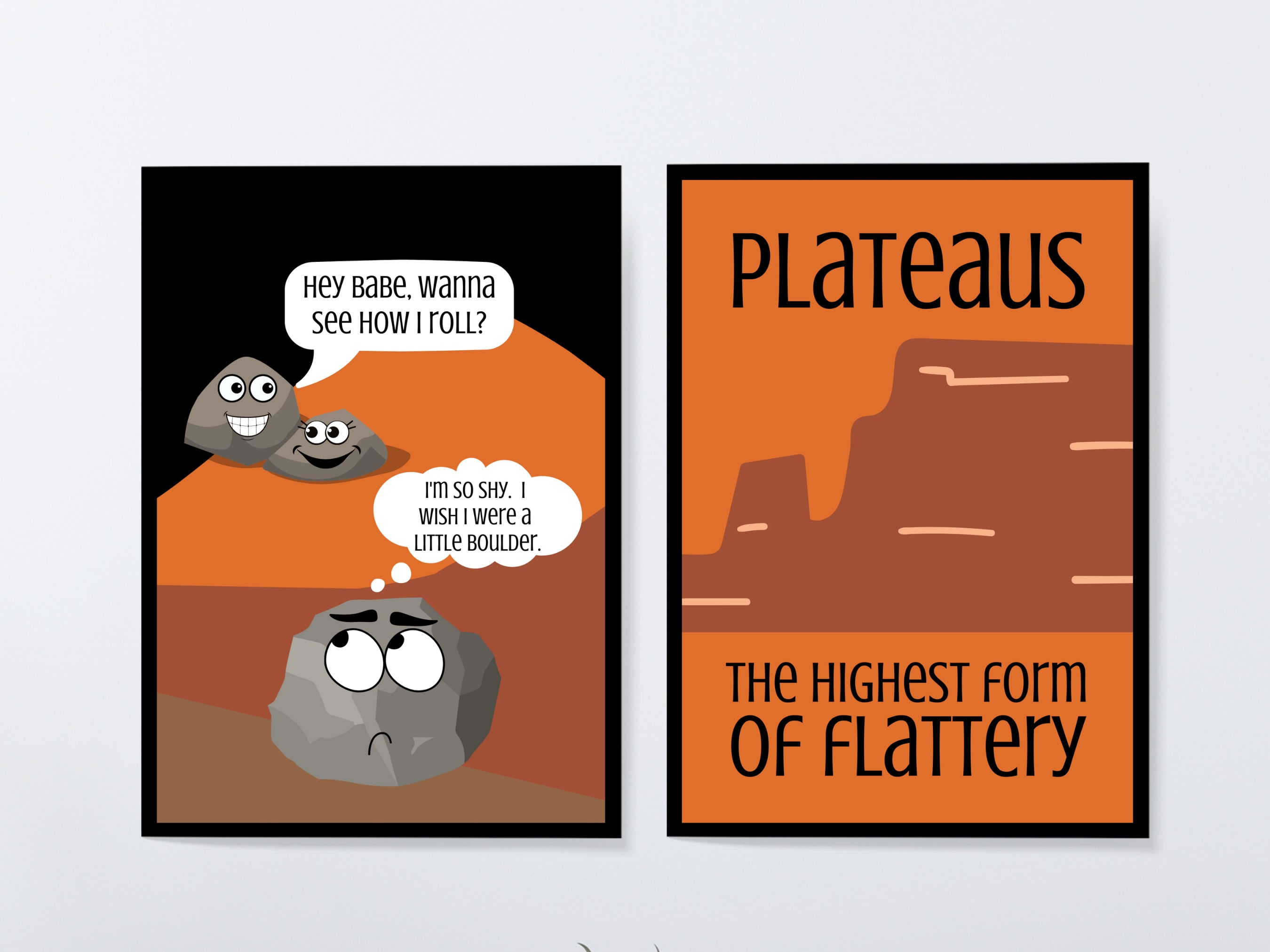 Geology Puns Posters: Funny Social Studies Classroom Decor Geology ...