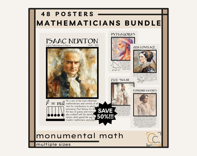 Famous Women Mathematicians Posters (set of 8) Printable, Science ...