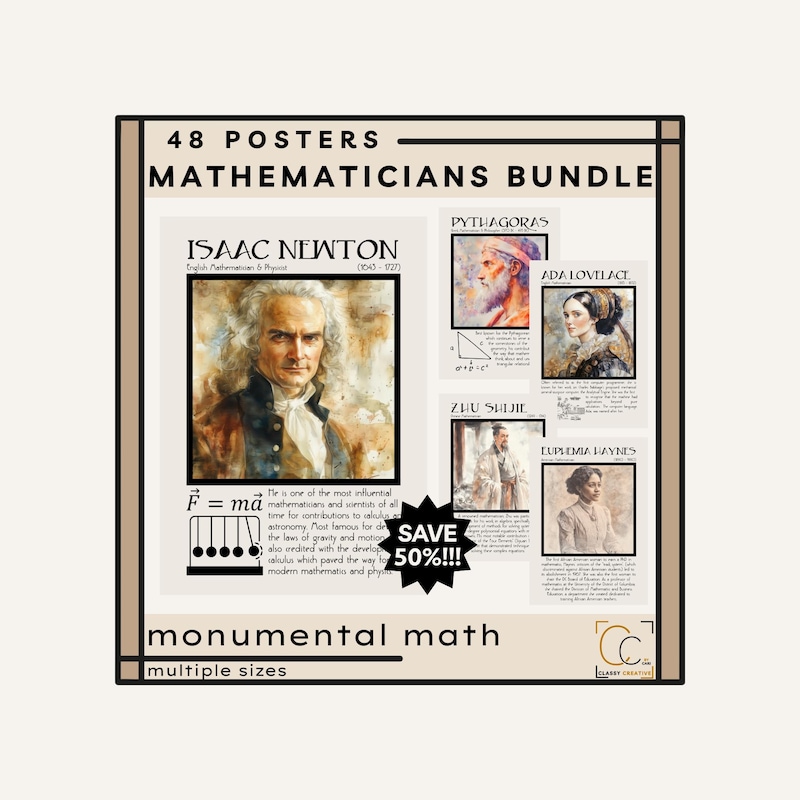 Secondary Maths Poster - Etsy