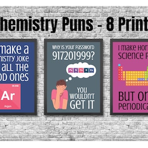 Science Classroom Poster Bundle: Middle & High School Science Class ...