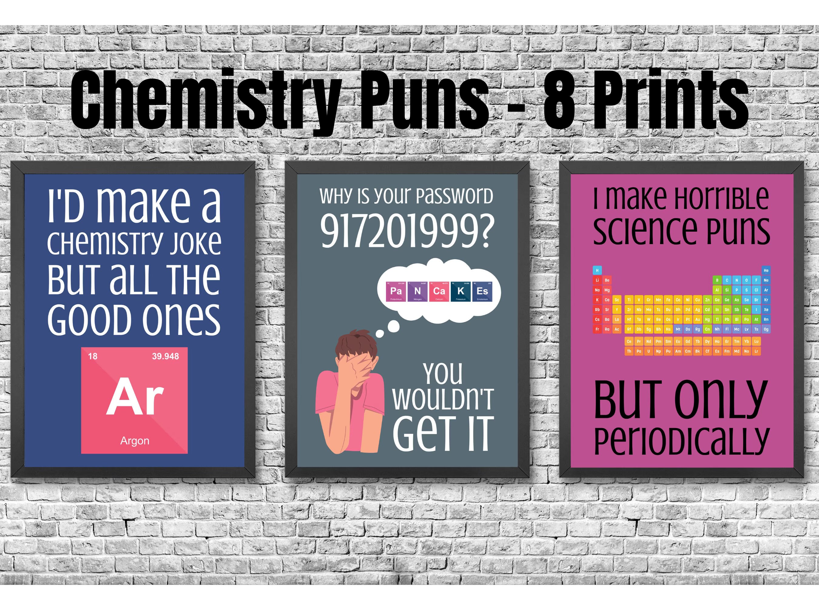 Science Classroom Poster Bundle: Middle & High School Science Class ...