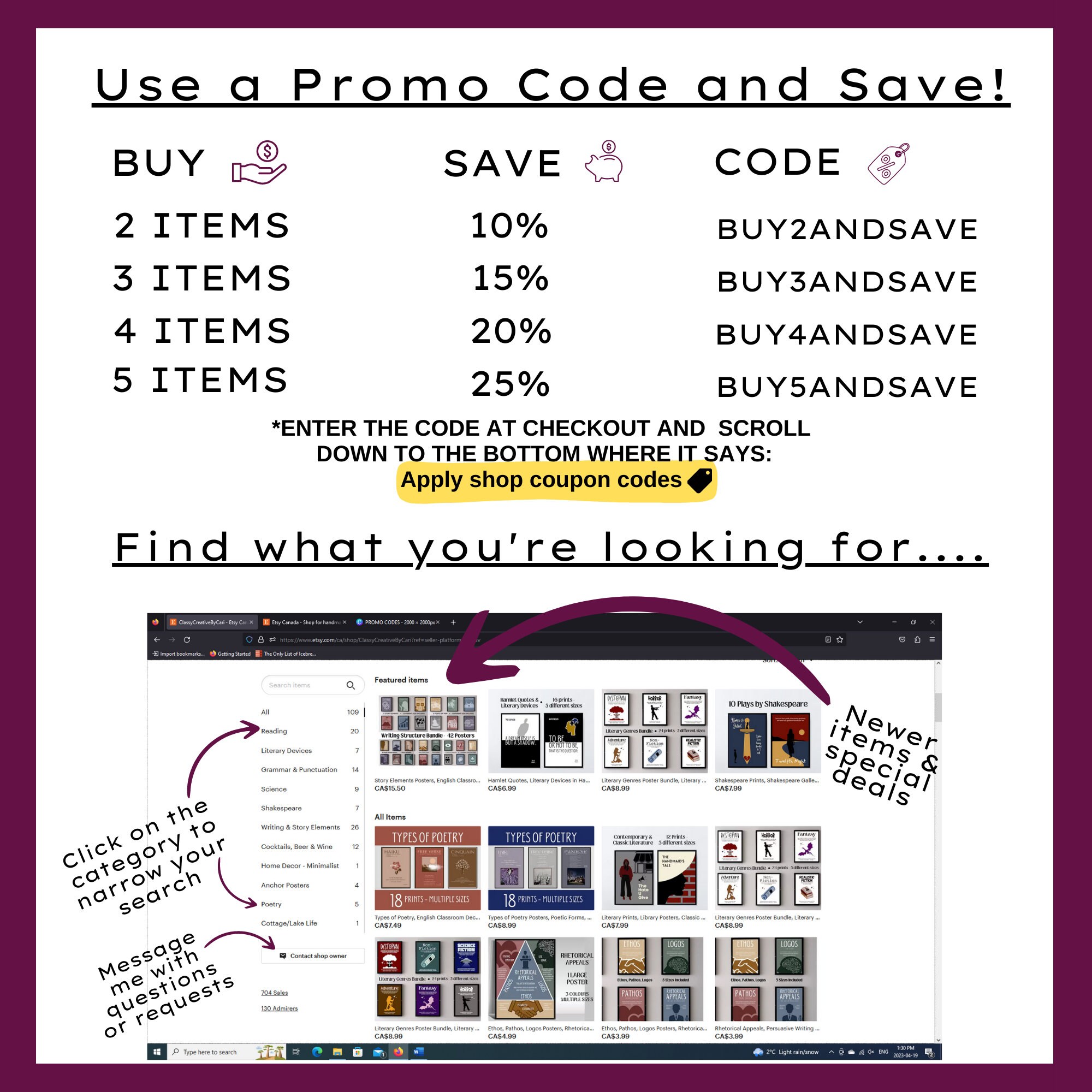 OPTIC Method Posters Visual Analysis English Classroom - Etsy