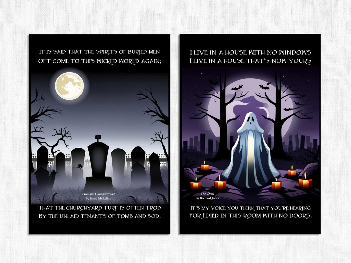 Middle School Halloween Posters Halloween Wall Art for Middle School ...