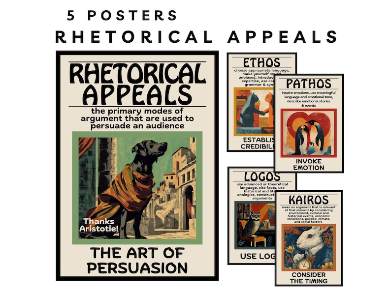 Funny English Classroom Poster Bundle: Literary Genres & Terms Story ...