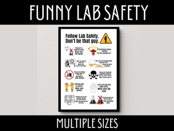 Middle School Science Safety Posters