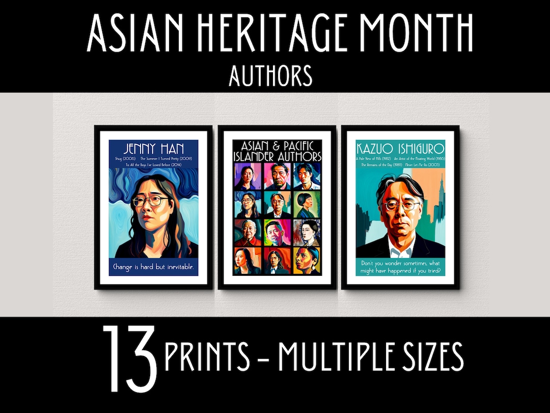 Asian Pacific Islander Heritage Month Posters Authors, Asian Heritage ...