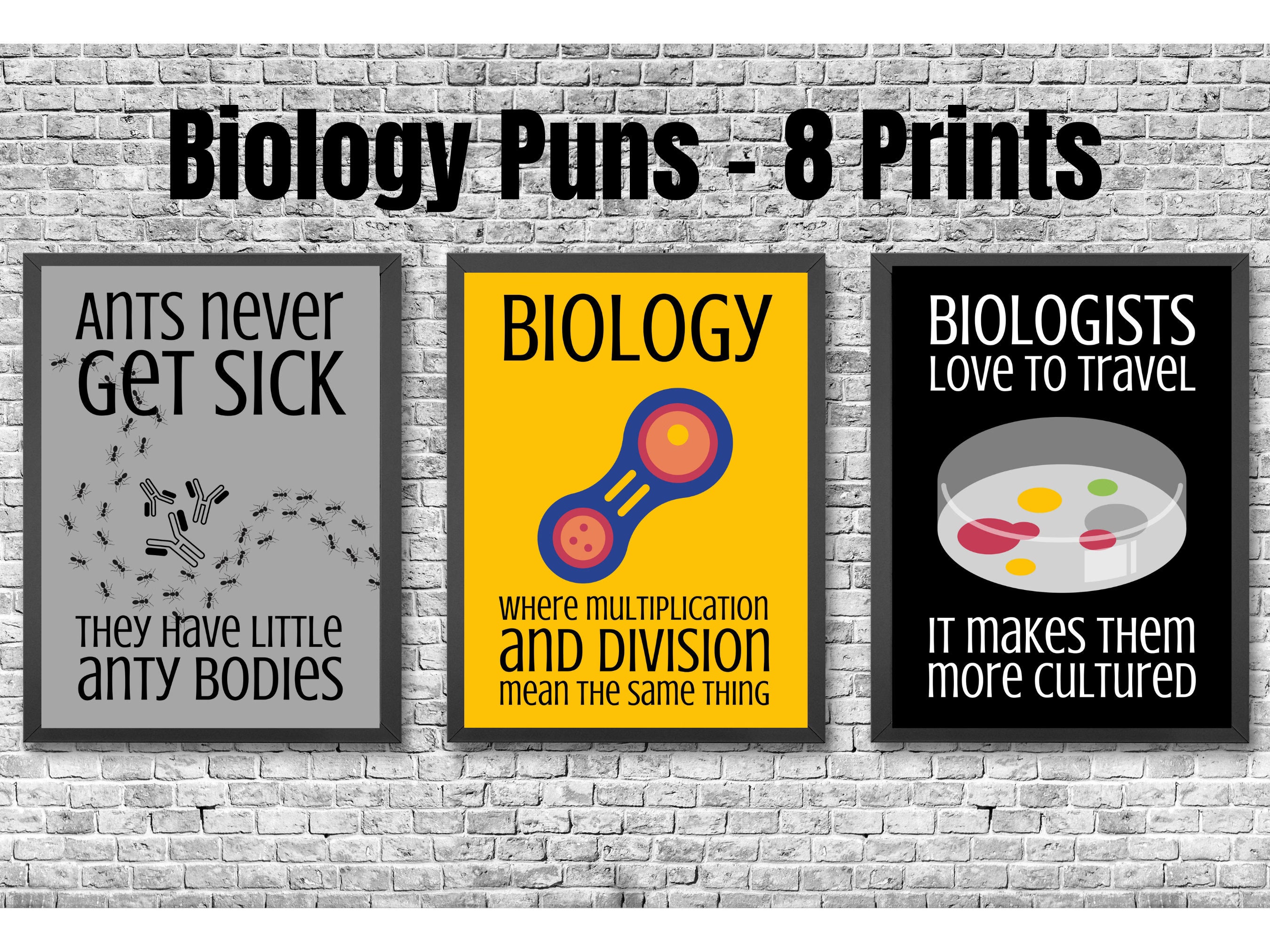 Science Classroom Poster Bundle: Middle & High School Science Class ...