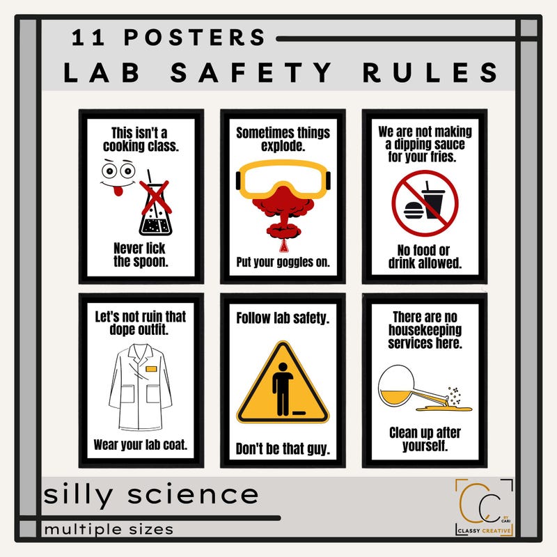 Funny Safety Posters - Etsy