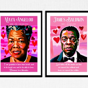 Black History Month Posters: Valentine's Day Decor (digital Download ...