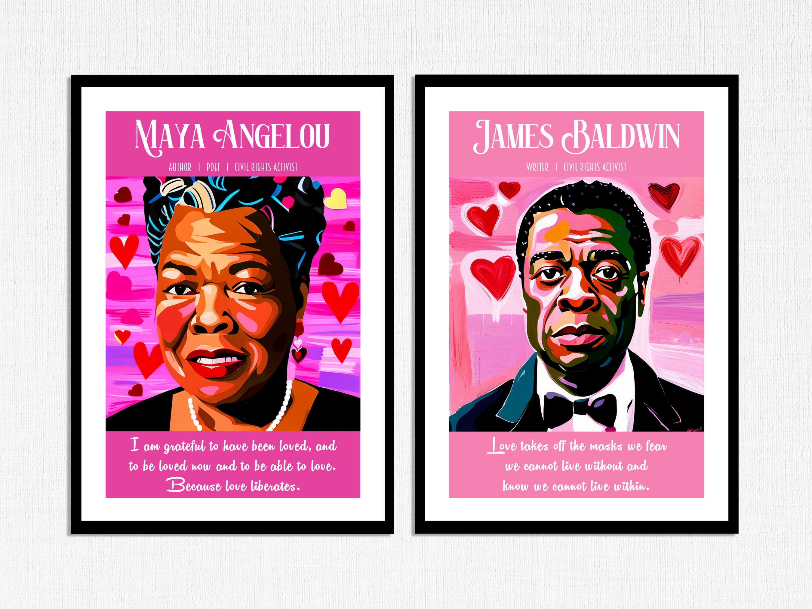Black History Month Posters: Valentine's Day Classroom Decor Famous ...