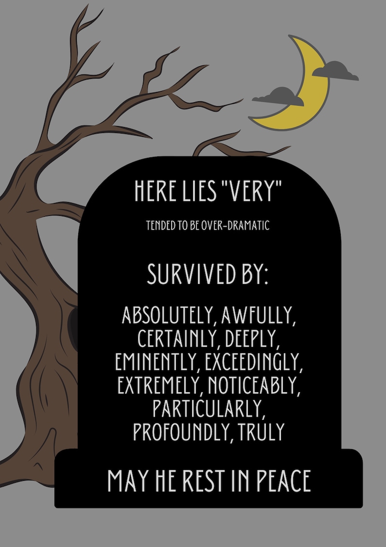 Dead Words Posters Middle School Writing English Classroom Decor ...