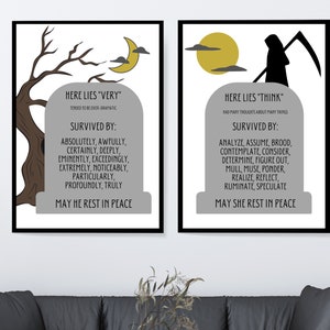 Dead Words Posters Middle School Writing English Classroom Decor ...
