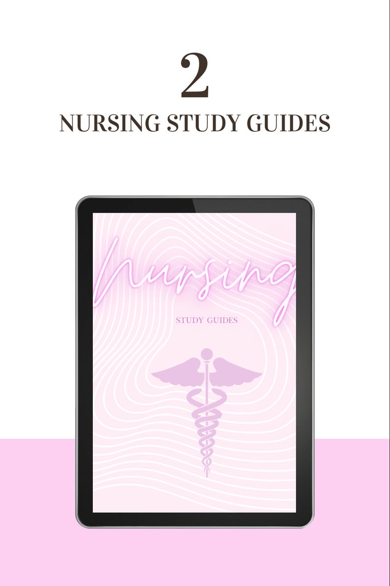 Nursing Study Templates - Etsy