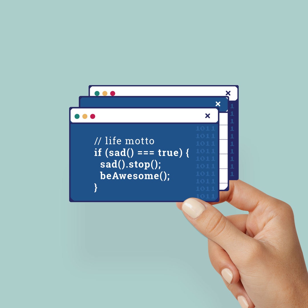 Nerd Sticker Coder Laptop Sticker Gift for Computer Nerd Cool Kindle ...