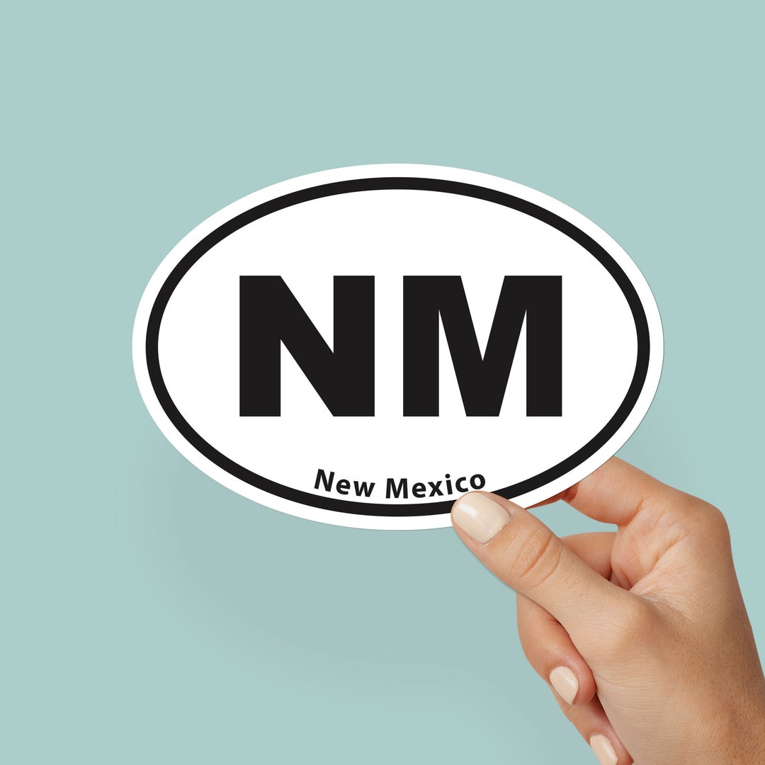 New Mexico Bumper Sticker Luggage Laptop Water Bottle Vinyl America USA ...