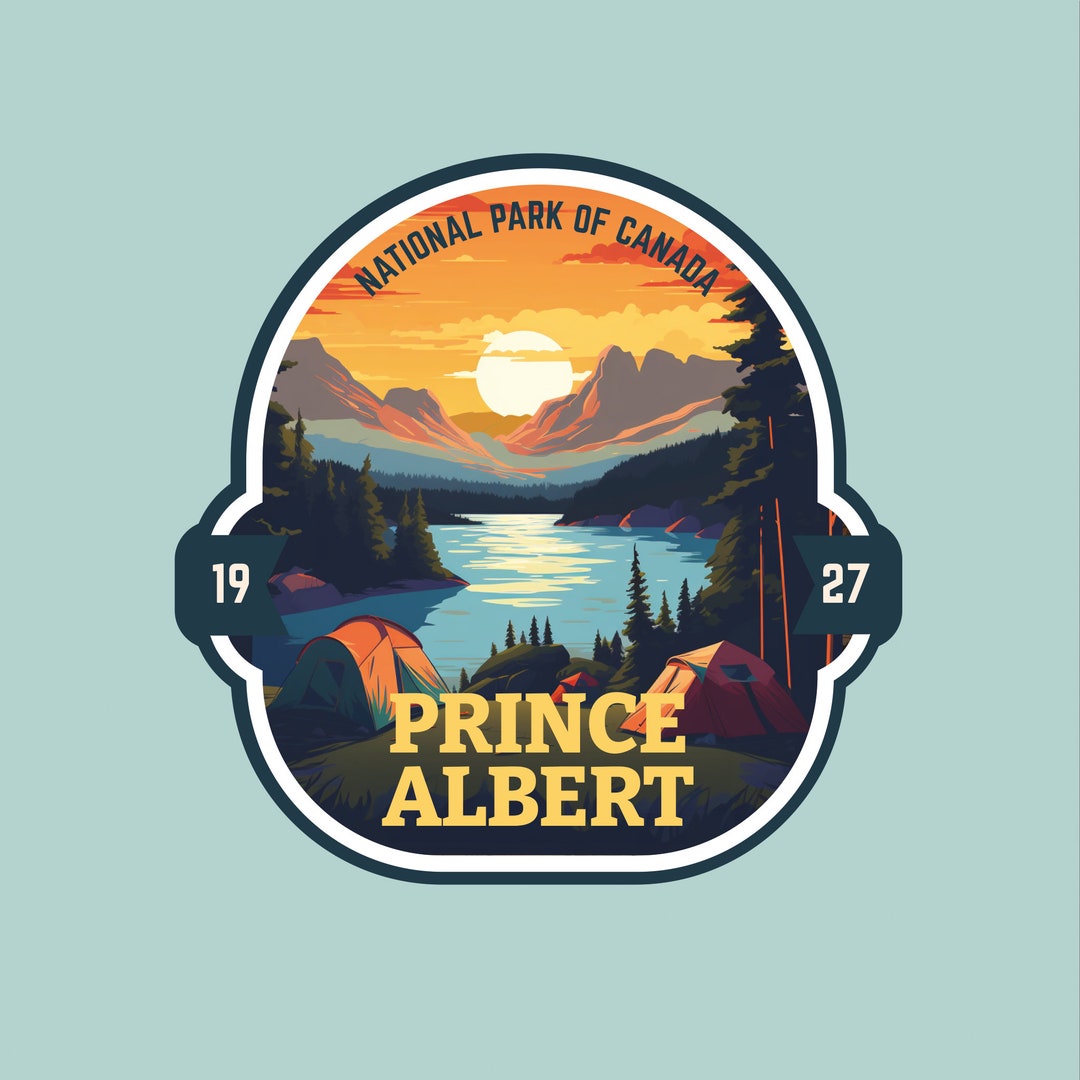 Prince Albert Sticker National Parks of Canada Sticker Canada Travel ...