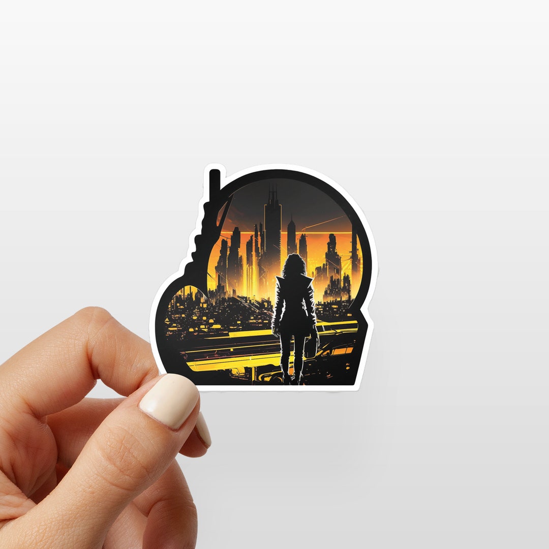 Cyberpunk Sticker Night City Gangs - Etsy