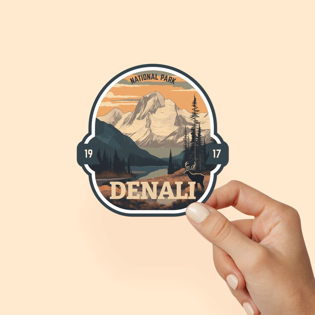 Denali National Park Explorer Laptop Sticker, Hydroflask Water ...