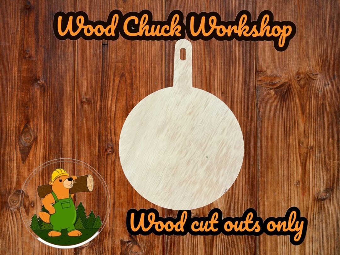 Round Bread Board Cutting Board Wood Cut Out DIY Blank - Etsy