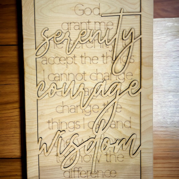 Serenity Sign - Etsy
