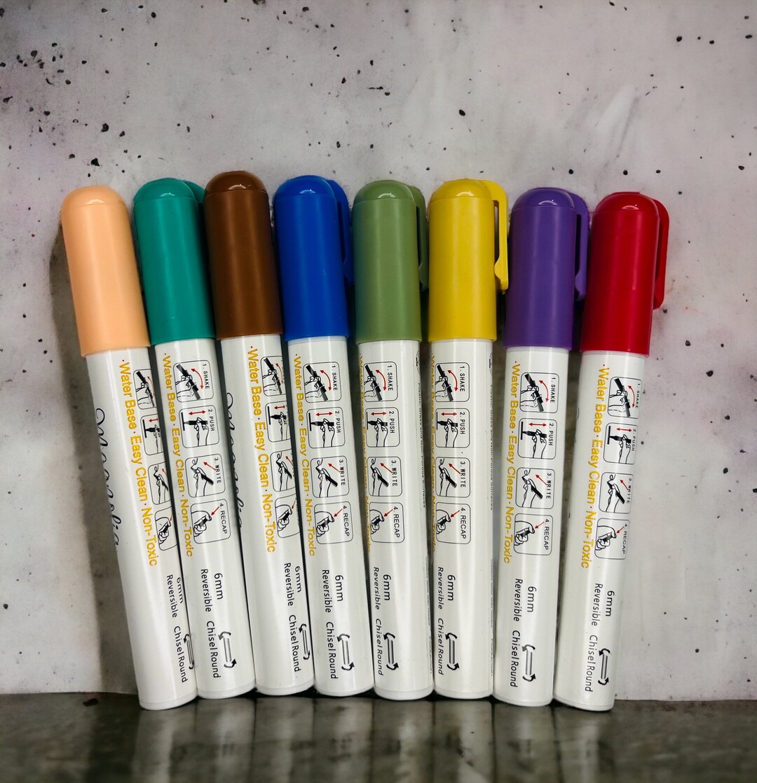Chalk Paste Paint Pen EARTH 8 Pack - Etsy
