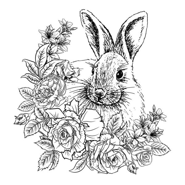 Rabbit Stencil - Etsy