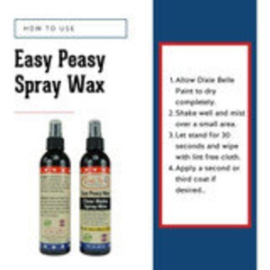 8 Oz Easy Peasy Wax Clear Matte Spray Wax Dixie Belle - Etsy