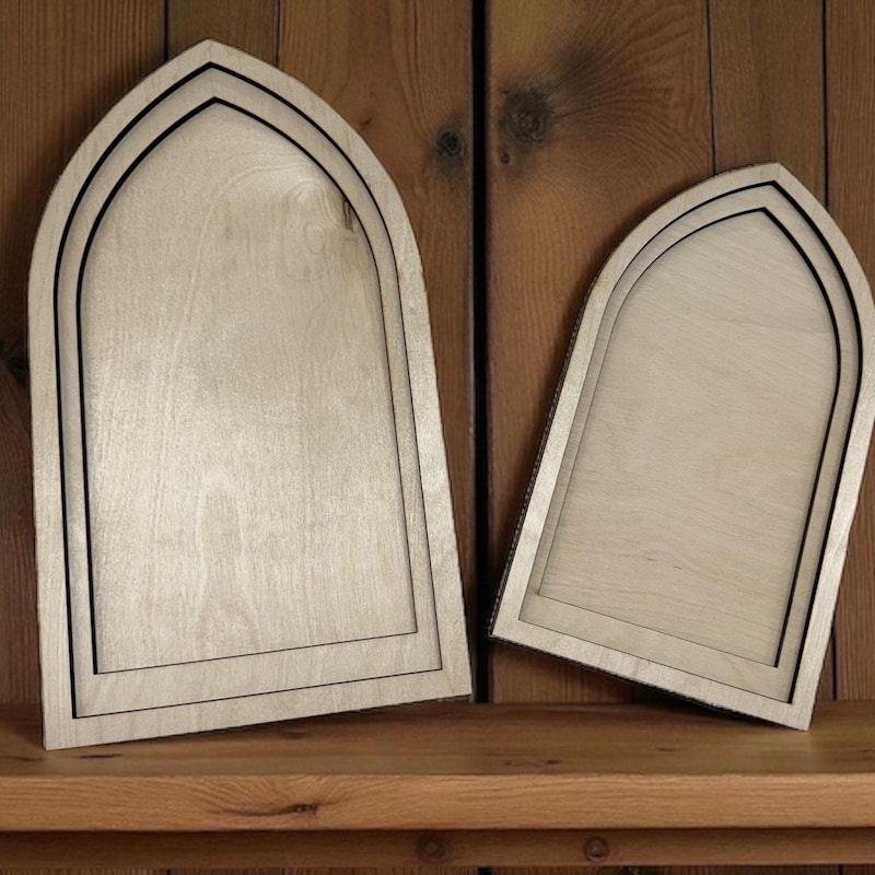 Cathedral Arch Wood Frame - Etsy