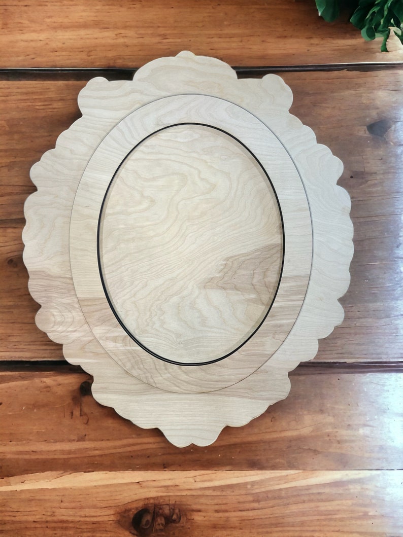 Vintage Victorian Spooky Frame MEDIUM Blank DIY KIT - Etsy