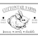 Stencil and / or Wood Cut Outs Cottontail Farms 12"x18" Rabbit Bunny ...