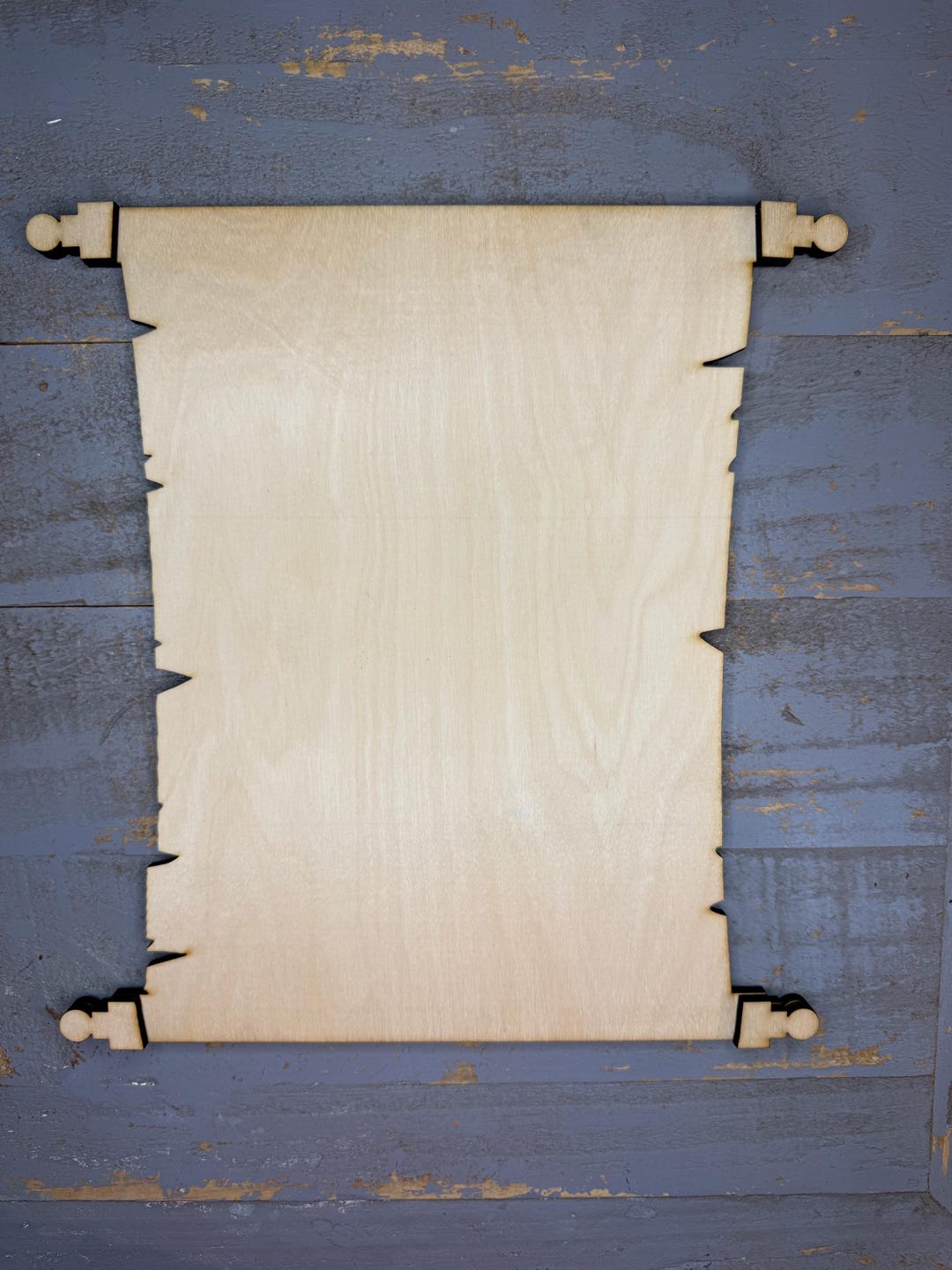 Wood Scroll 2 Sizes Available Wood Blank for DIY #833 - Etsy