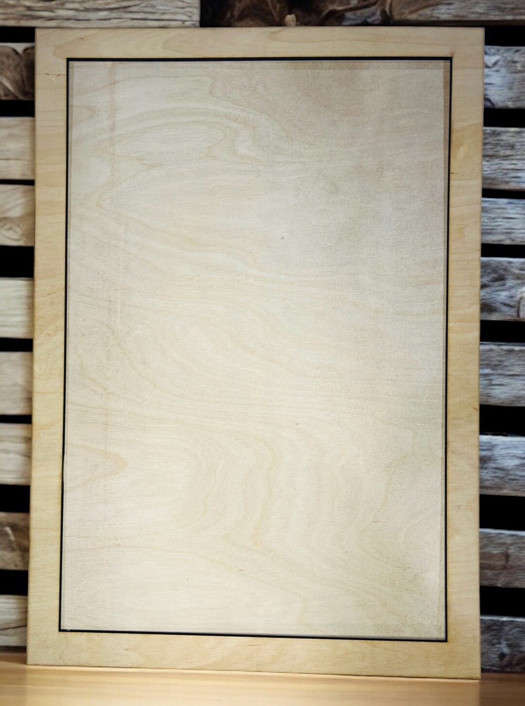 20 X 14 Blank Wood Sign Kit With Frame Great for Chalking or Stenciling ...