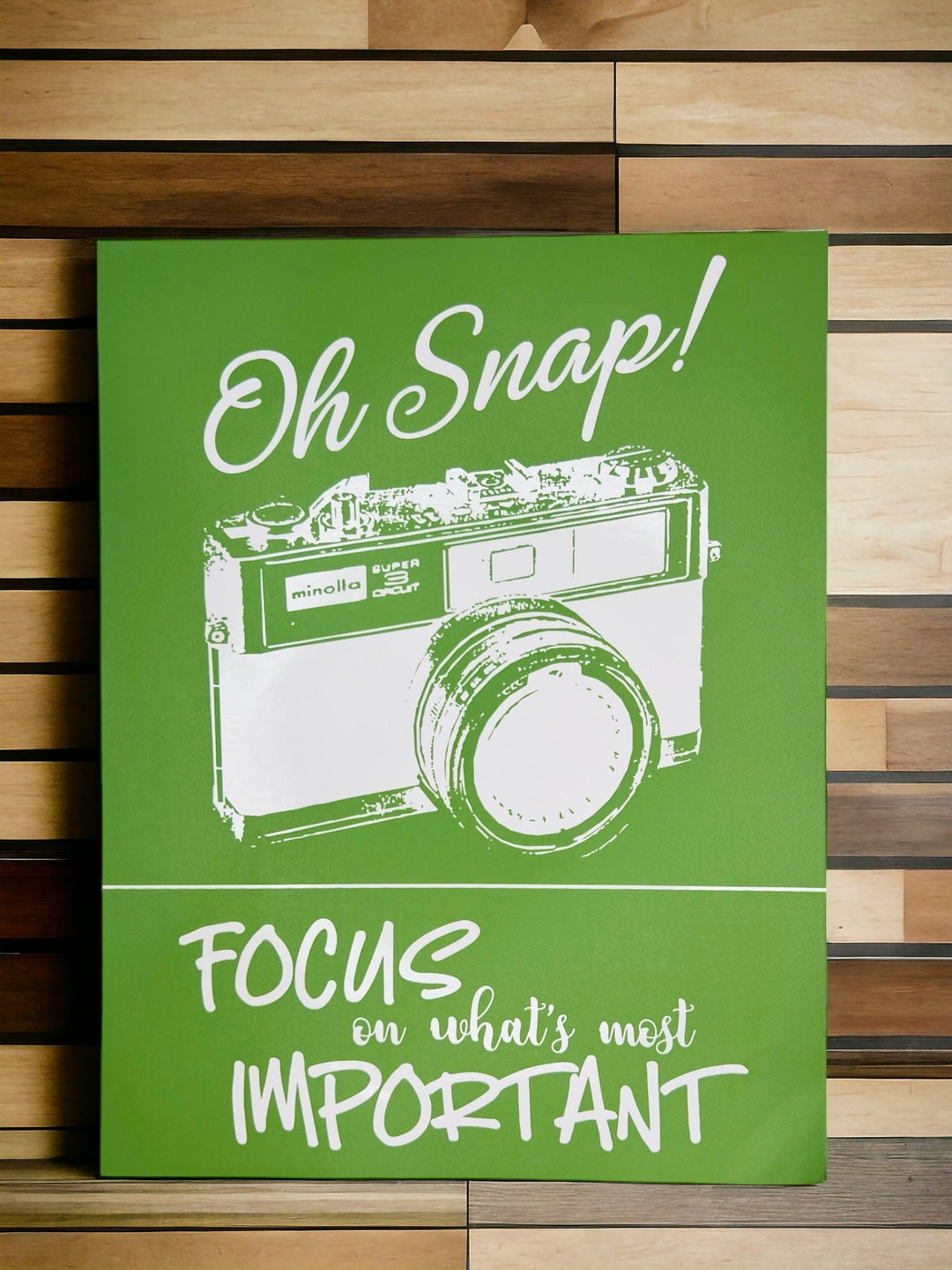RETIRED - NEW -oh Snap Camera 8.5"x11" Reusable Silk Screen Adhesive Transfer / Stencil - Etsy