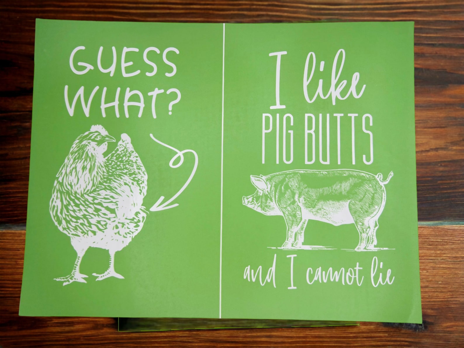 Stencil and / or Wood Cut Outs Guess What 8.5 X 11 Reusable Silk Screen ...