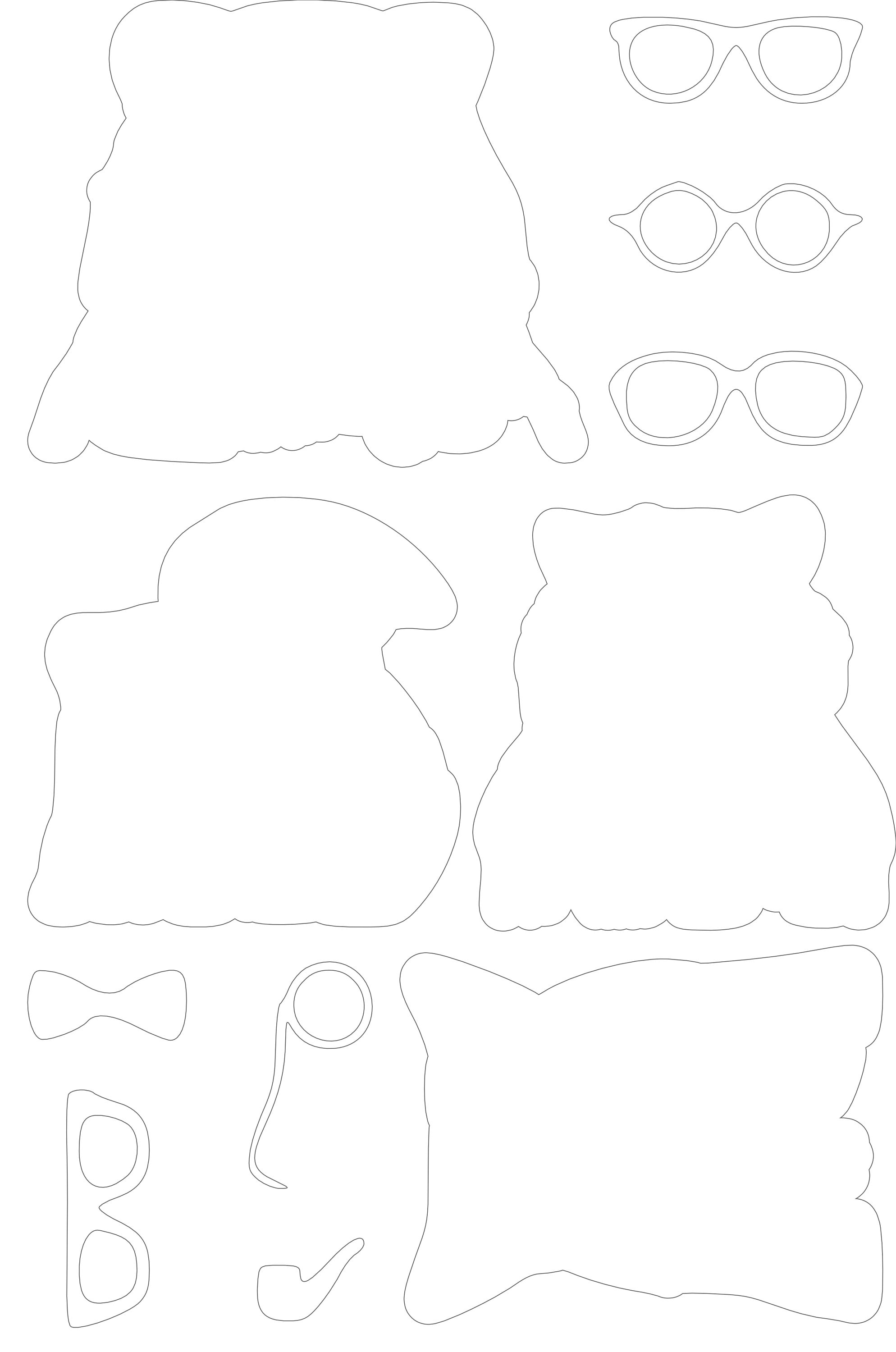 Woodland Animals SVG PNG File Chalk File - Etsy