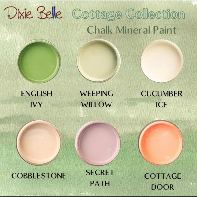 COTTAGE DOOR Dixie Belle Chalk Paint All Colors Available - Etsy