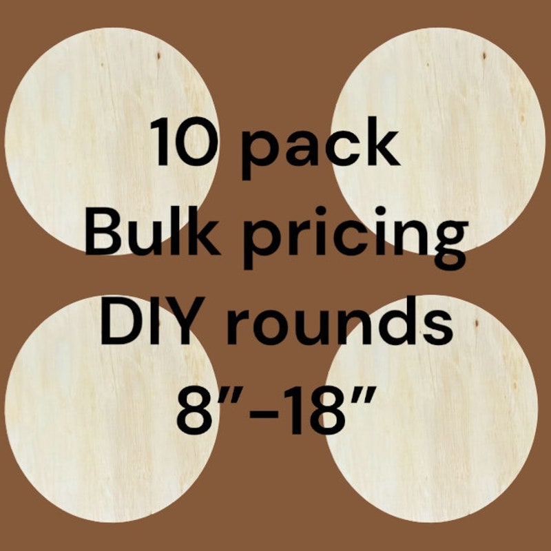 Wood Rounds - Etsy