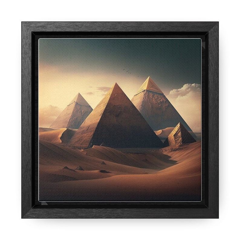 Vintage Pyramids Art Work, Pyramids Wall Art for Home and Office Decor ...