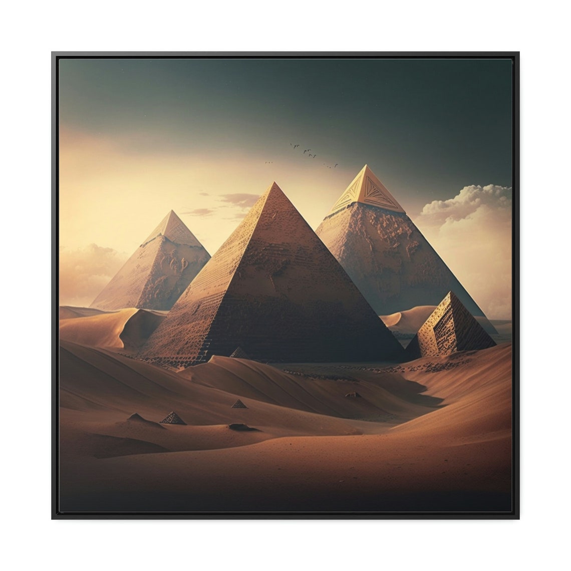 Vintage Pyramids Art Work Pyramids Wall Art for Home and - Etsy