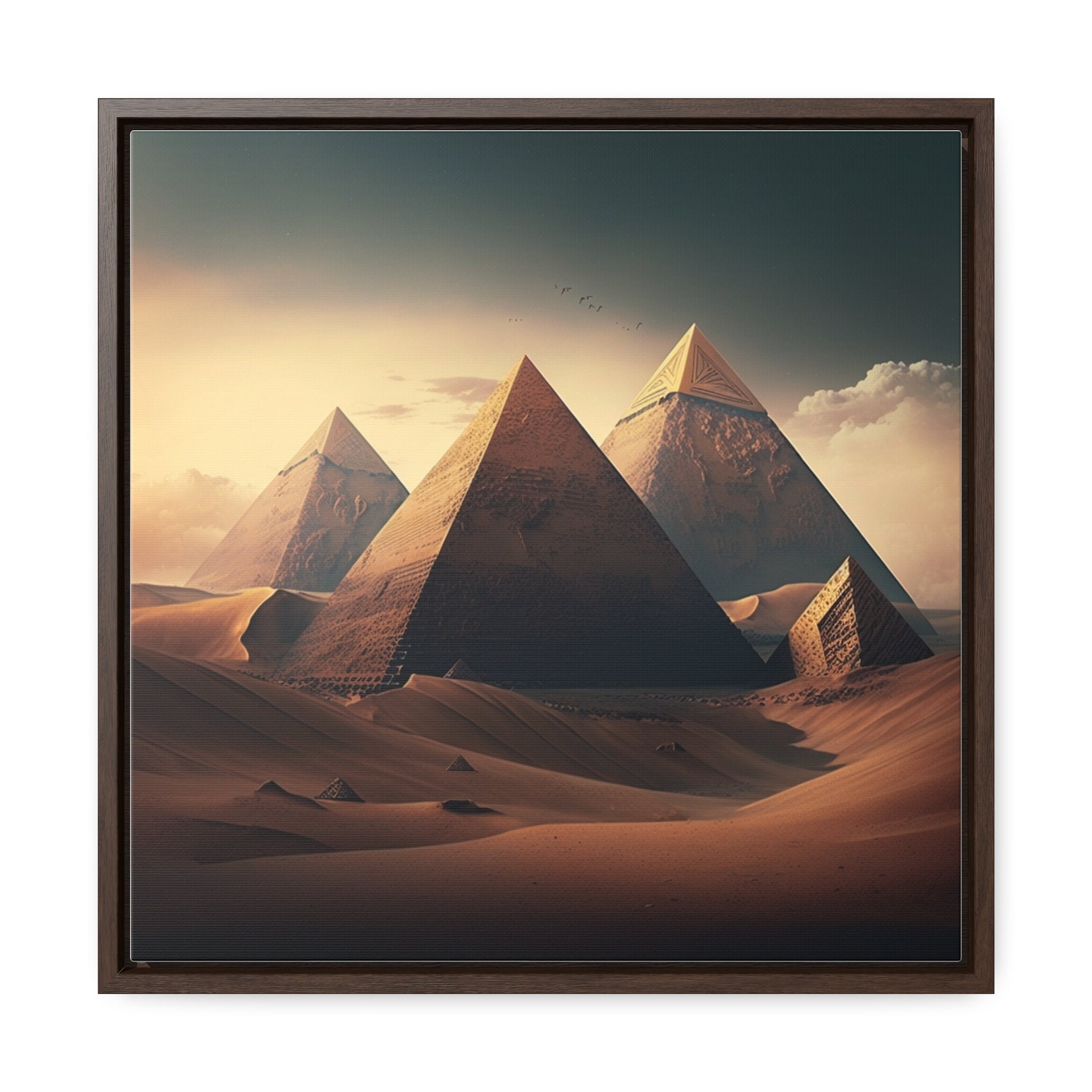 Vintage Pyramids Art Work, Pyramids Wall Art for Home and Office Decor ...
