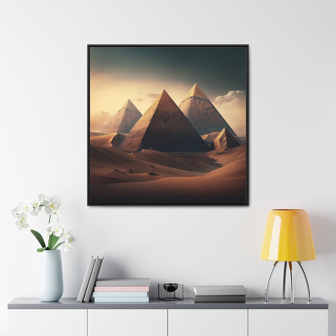 Vintage Pyramids Art Work Pyramids Wall Art for Home and - Etsy