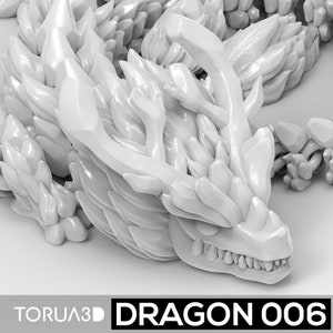 Articulated Dragon STL File – 3D Printing Model - Etsy