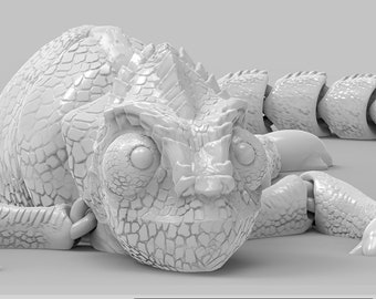 Articulated Dragon 004 STL File for 3D Printing STL File 3d Print File Stl Files Stl File 3d ...