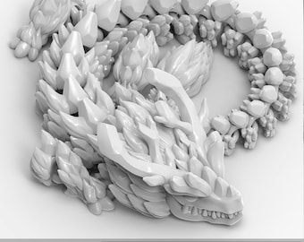 Articulated Dragon 004 STL File for 3D Printing STL File 3d Print File Stl Files Stl File 3d ...