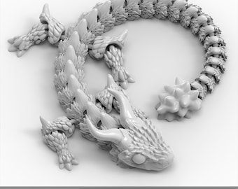 Articulated Dragon 05.1 - 3D Print STL File - Etsy