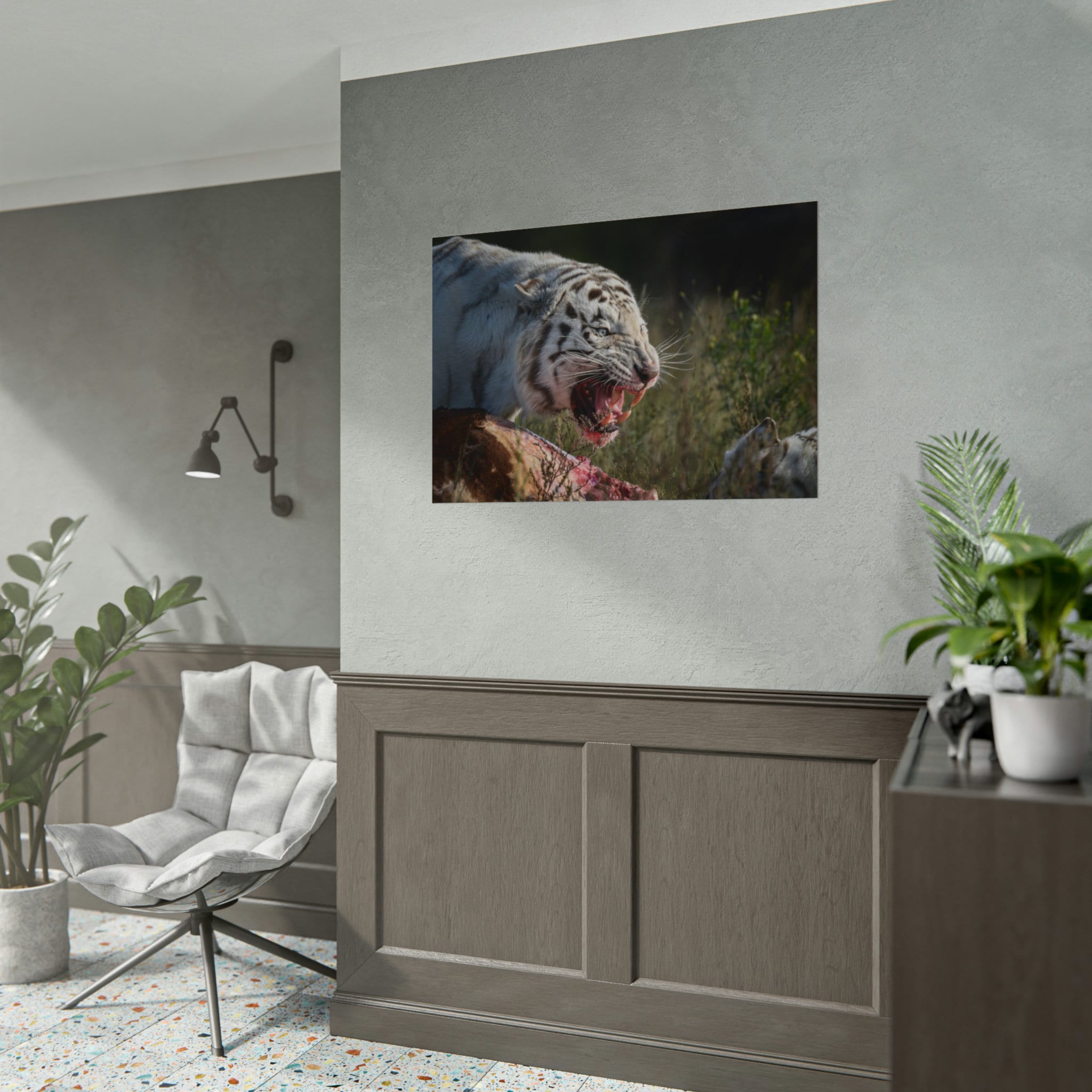 White Tiger Rolled Poster Tiger Photo Tiger Art Tiger Print Tiger Eye ...