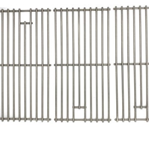 Replacement 304 Solid Stainless Steel Cooking Grates for Smoke Canyon ...