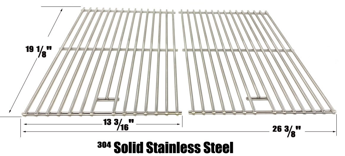 Replacement 304 Solid Stainless Steel Cooking Grates for Grillpro ...