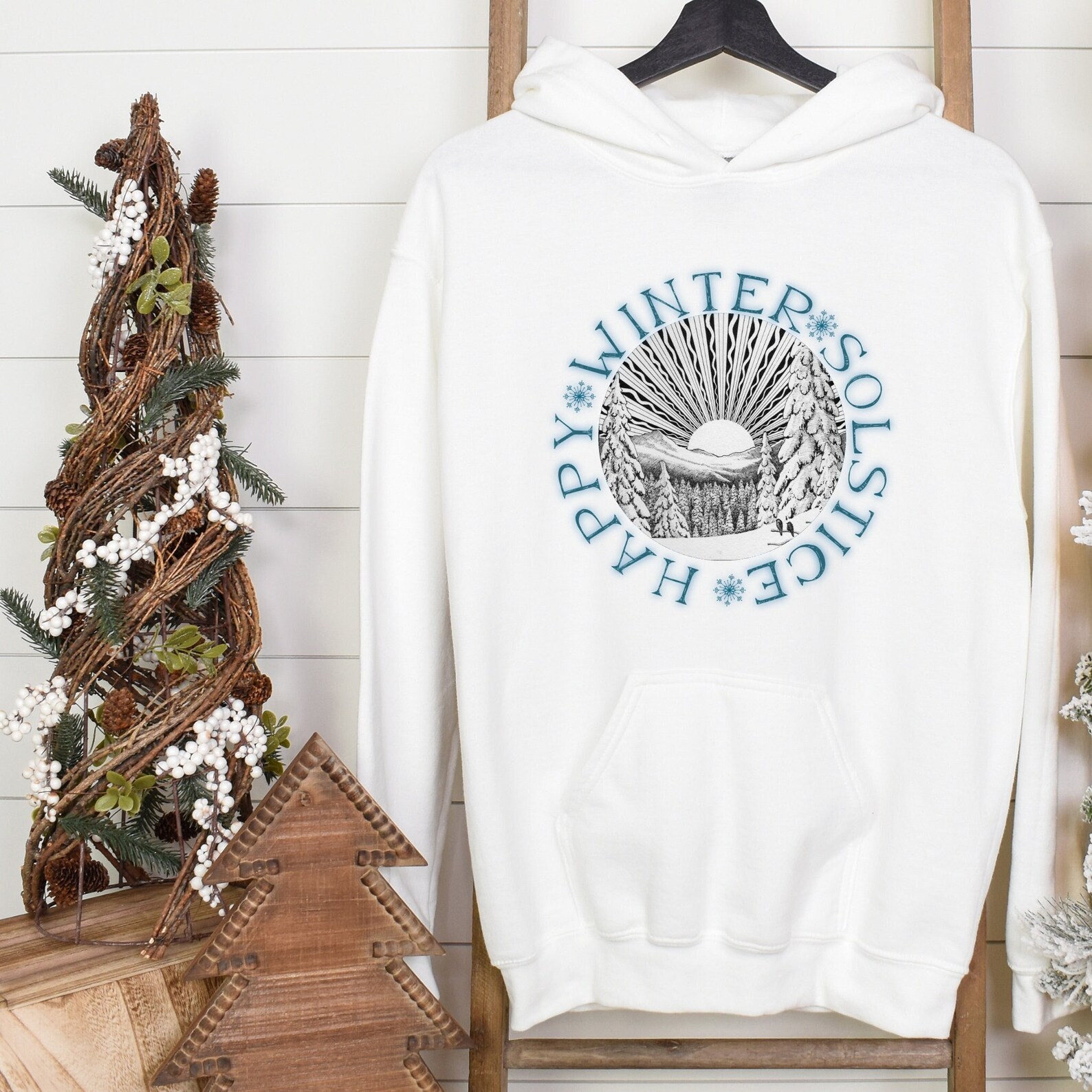 Happy Winter Solstice Sweatshirt Solstice Sweatshirt Merry Solstice - Etsy